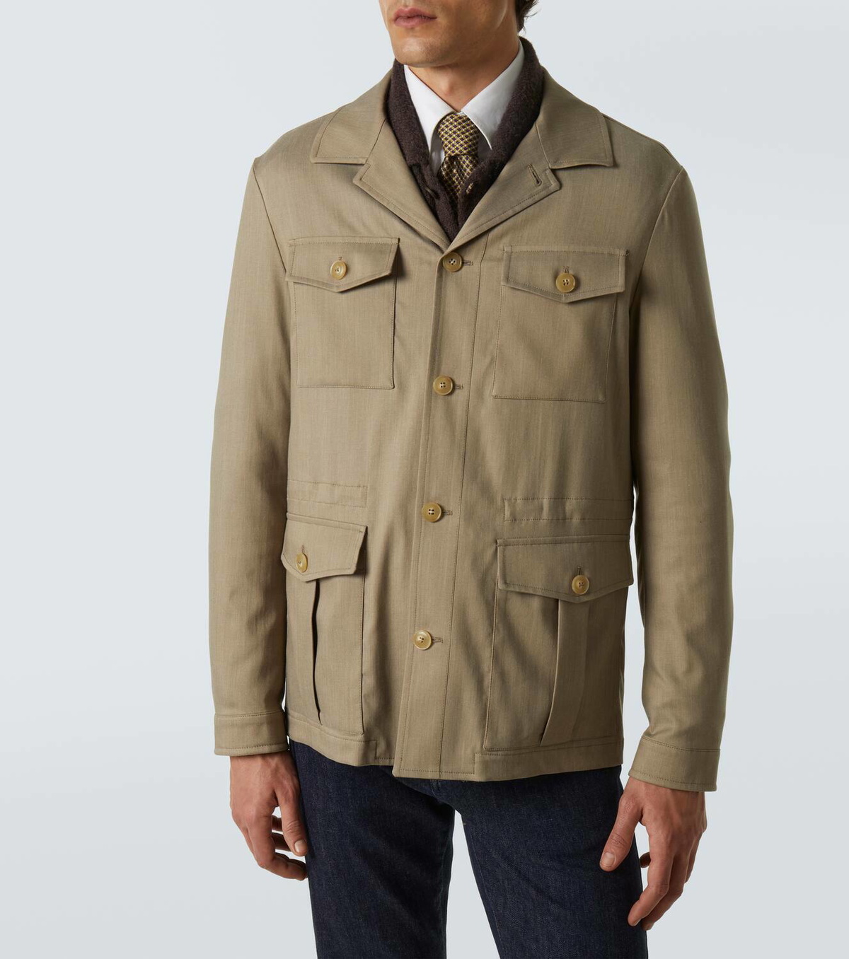 Canali Belted jacket Canali