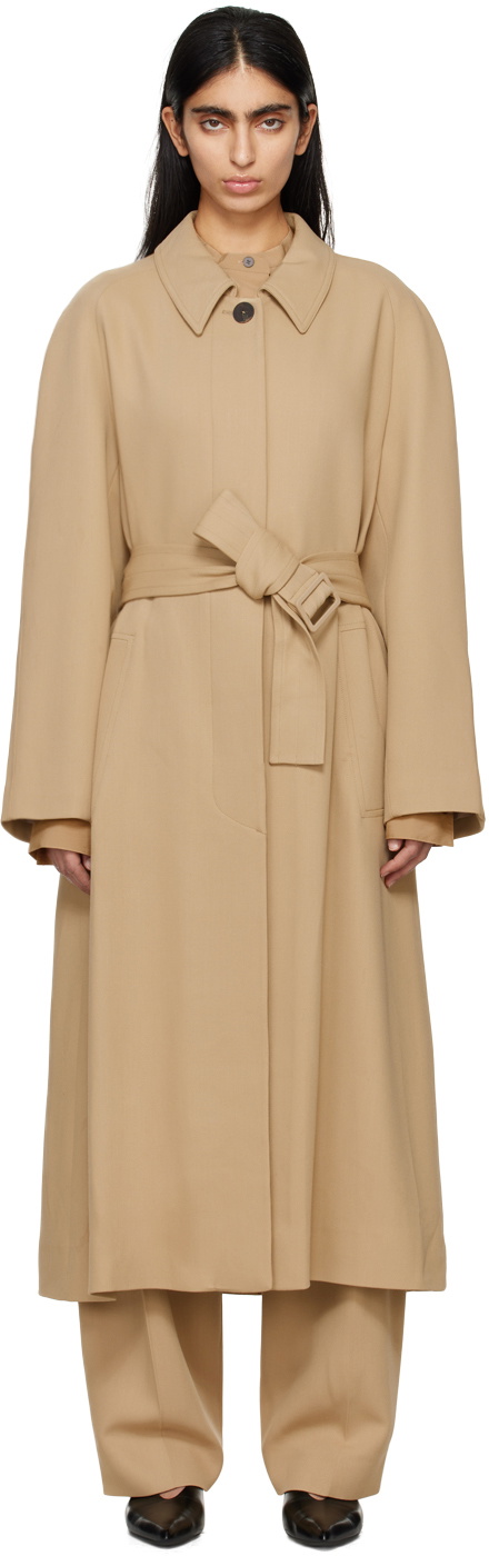 Studio Nicholson Beige Denali Trench Coat Studio Nicholson