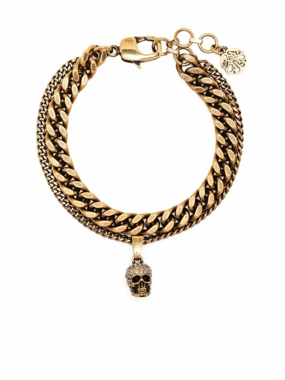 ALEXANDER MCQUEEN - Pavé Double Chain Bracelet Alexander McQueen