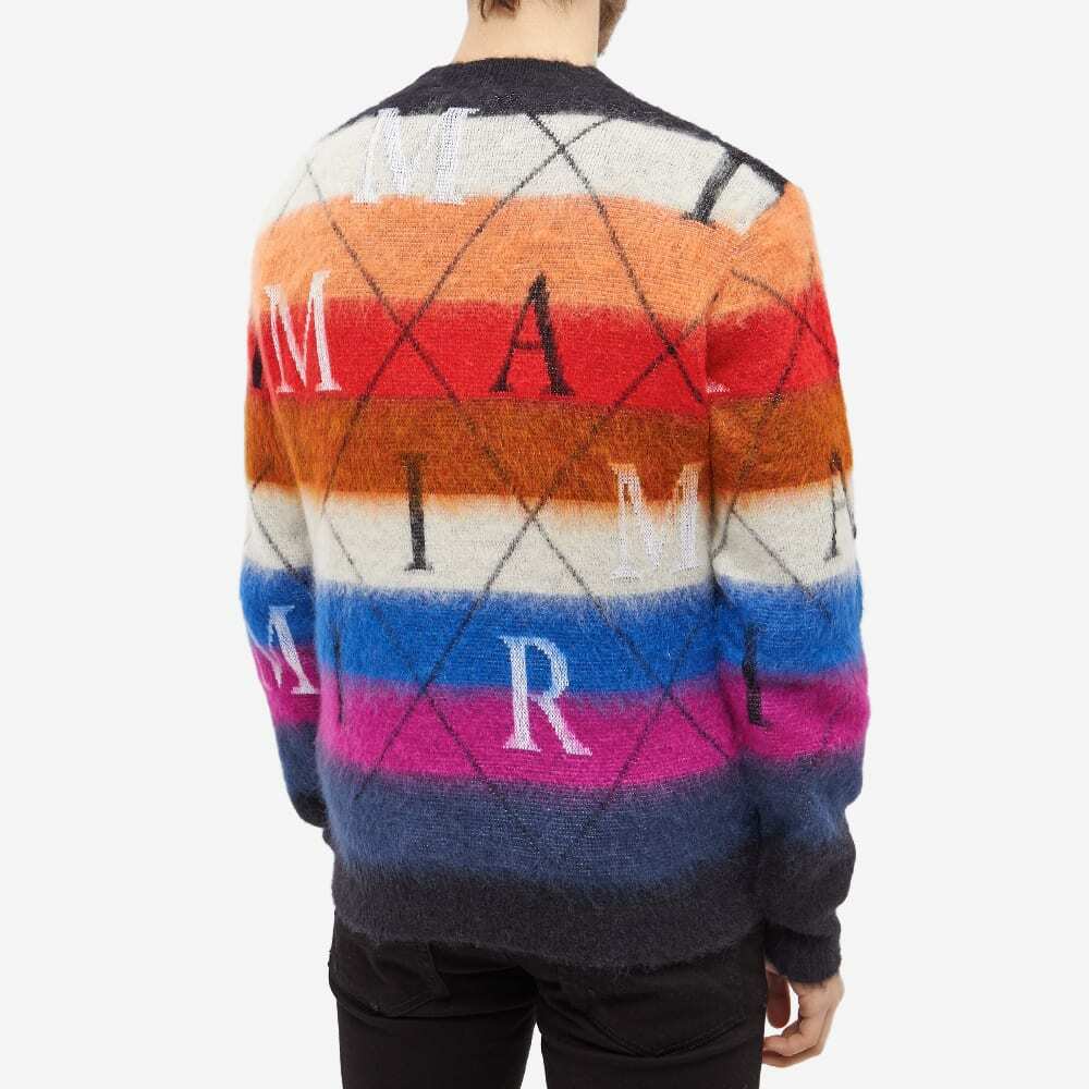 AMIRI Men's Argyle Stripe Crew Sweat in Multi Amiri