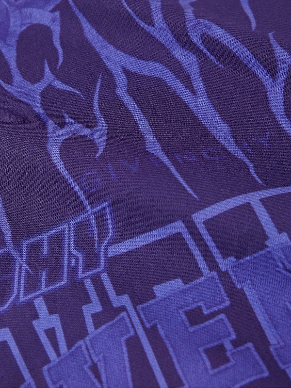 Givenchy - Logo-Print Cotton-Voile Scarf Givenchy