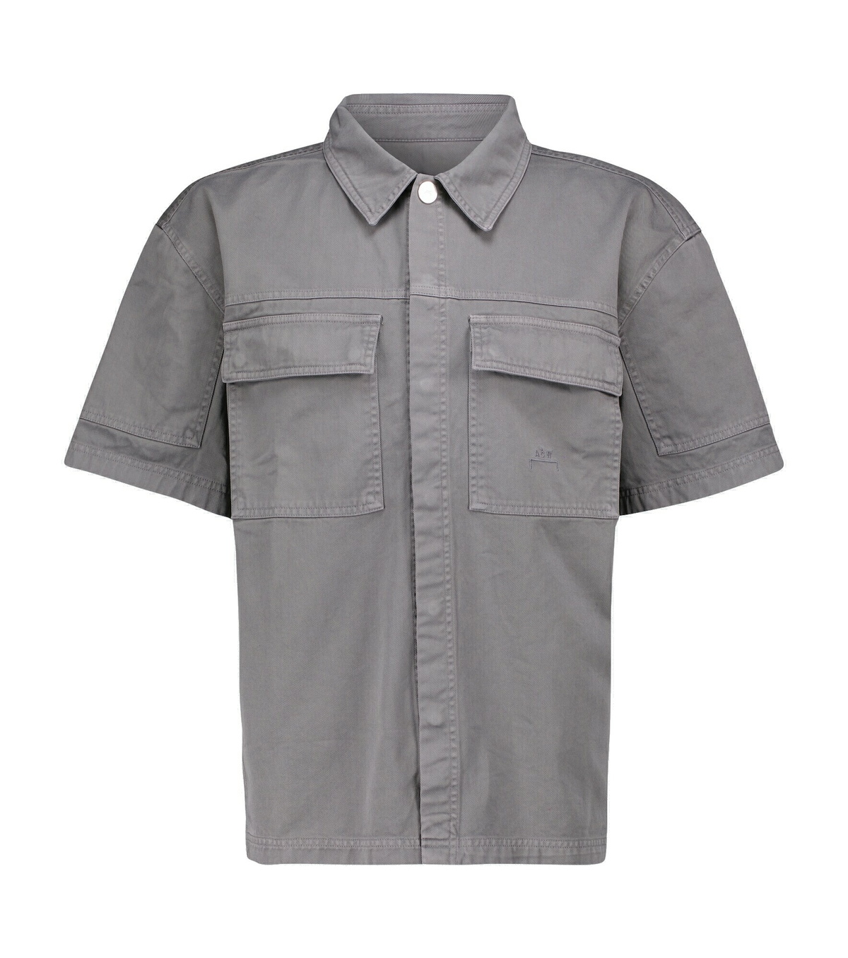 A-Cold-Wall* - Short-sleeved twill overshirt A-Cold-Wall*