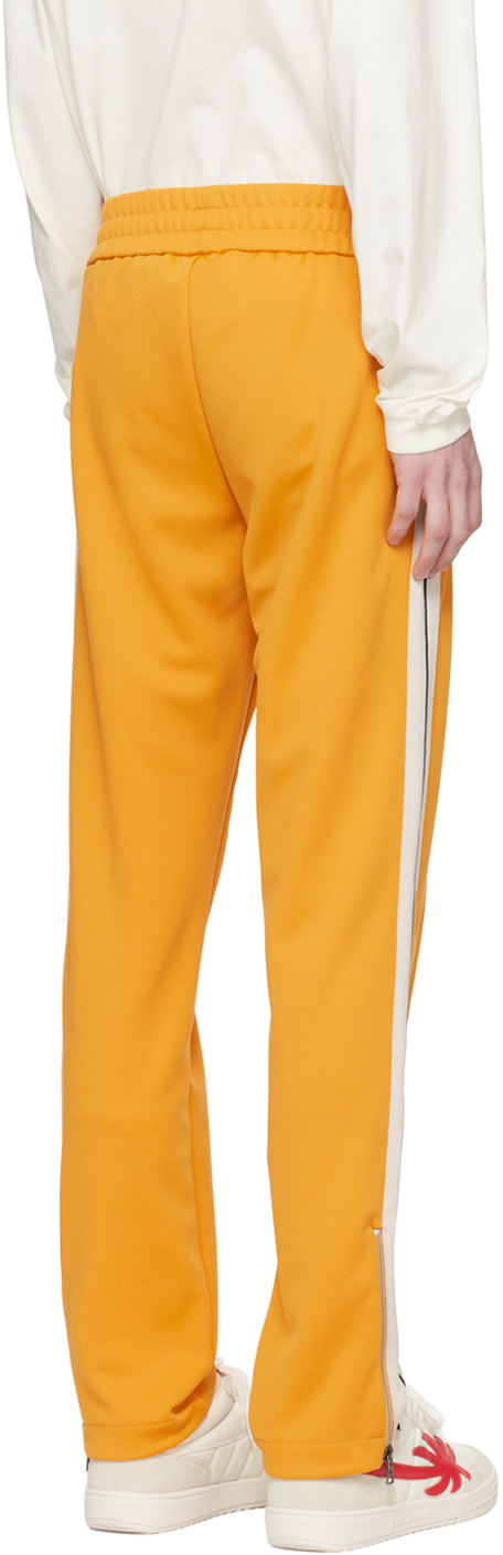 Palm Angels Yellow Striped Track Pants Palm Angels