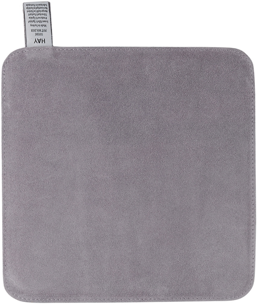 HAY Green Suede Pot Holder Mat HAY