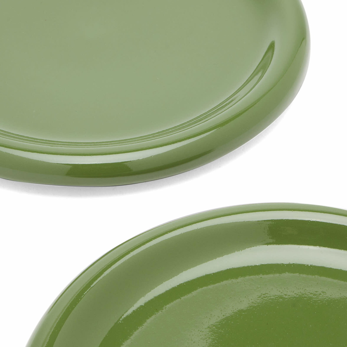 HAY Barro Dinner Plate - Set of 2 in Green HAY