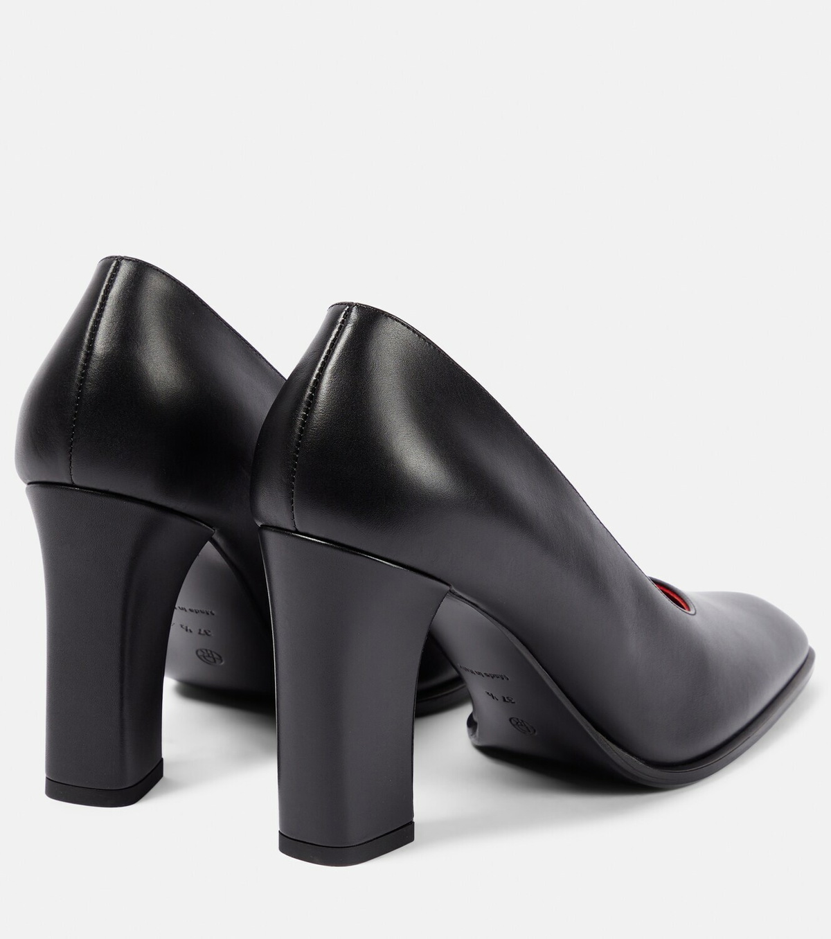 The Row Leather loafer pumps The Row