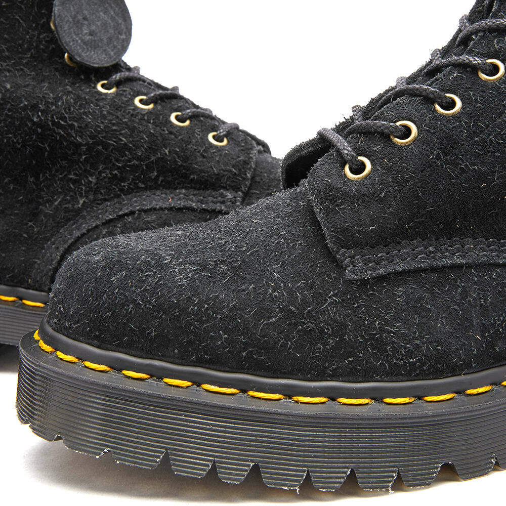 Dr. Martens Men's 1460 Pascal Bex 8 Eye Boot in Black Tufted Suede Dr ...