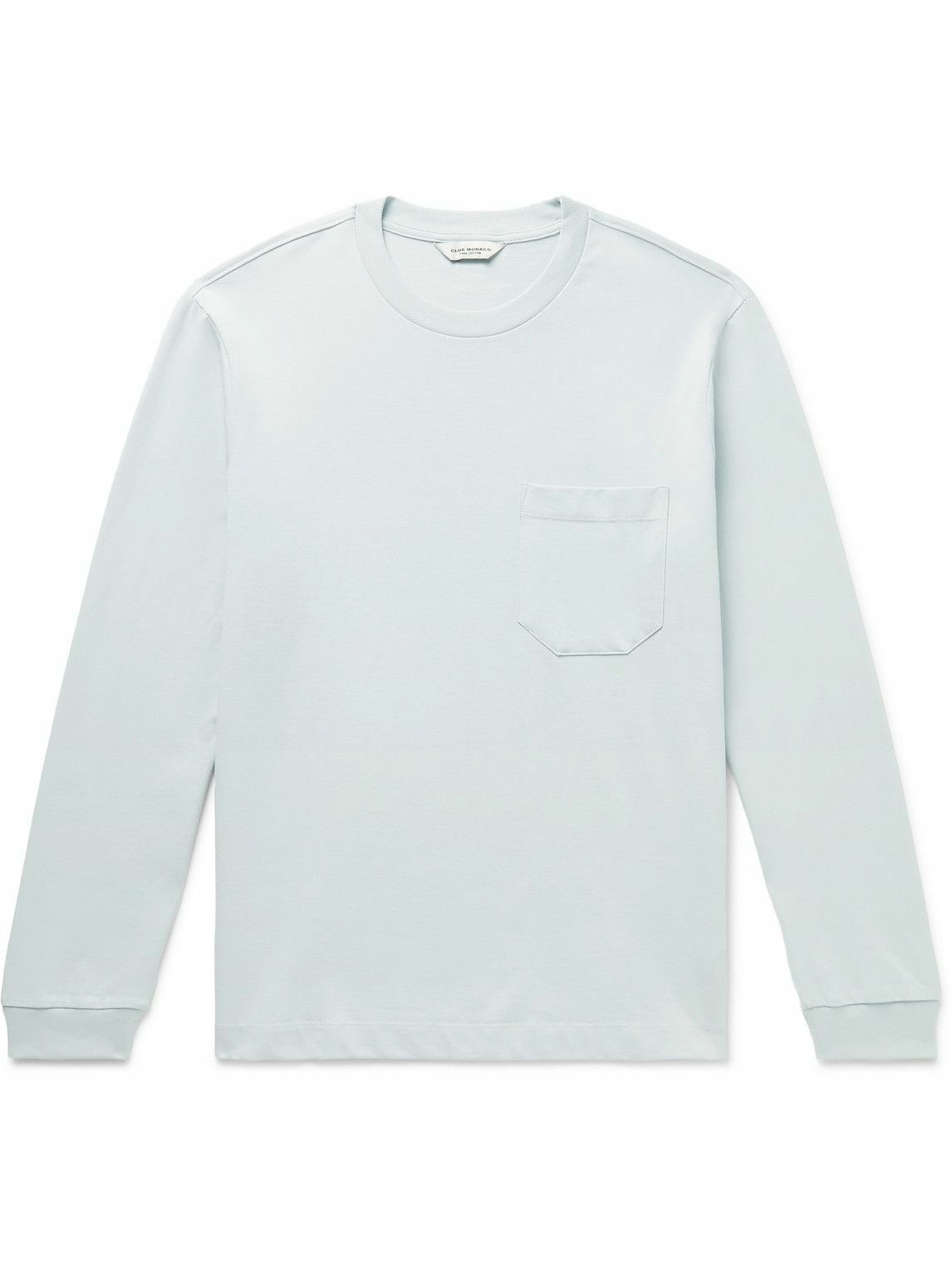 Club Monaco - Cotton-Jersey T-Shirt - Blue Club Monaco