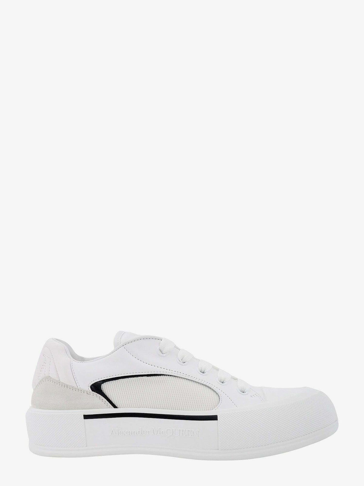 Alexander Mcqueen Deck Plimsoll White Mens Alexander McQueen