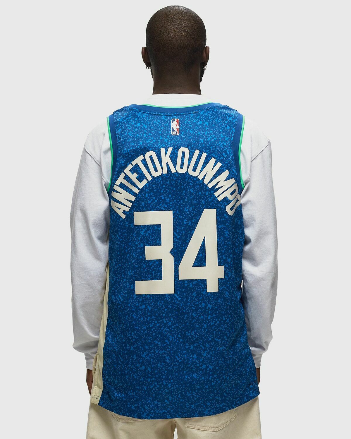 Nike Milwaukee Bucks Nike City Edition Swingman Jersey 23 Blue Jerseys Nike
