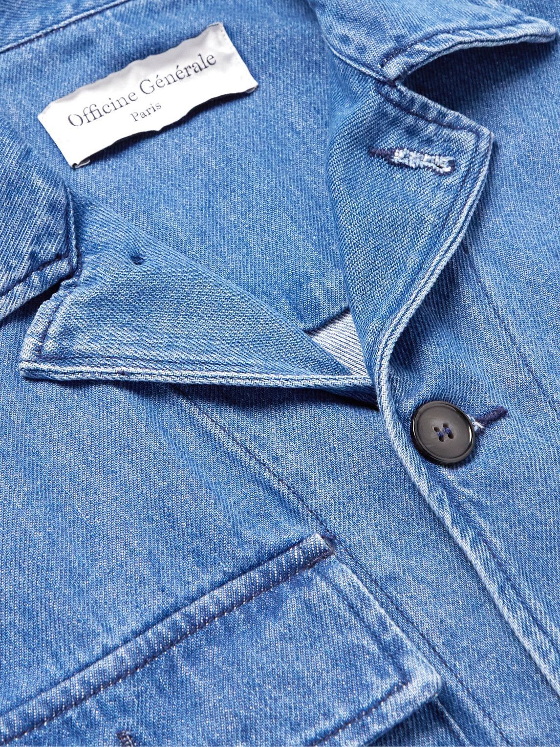 Officine Générale - Swan Denim Overshirt - Blue Officine Generale