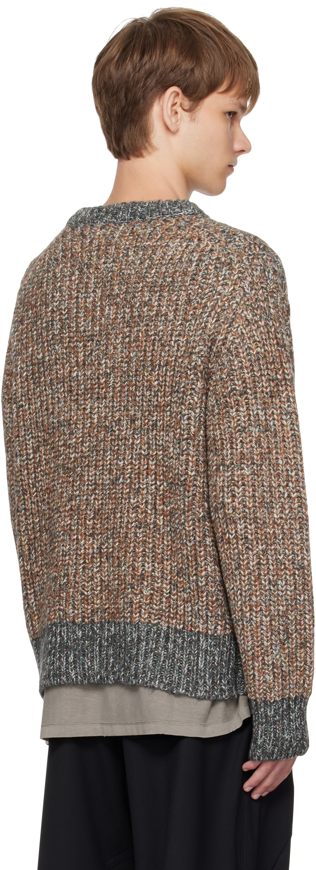 Song for the Mute Brown Oversized Sweater Song for the Mute