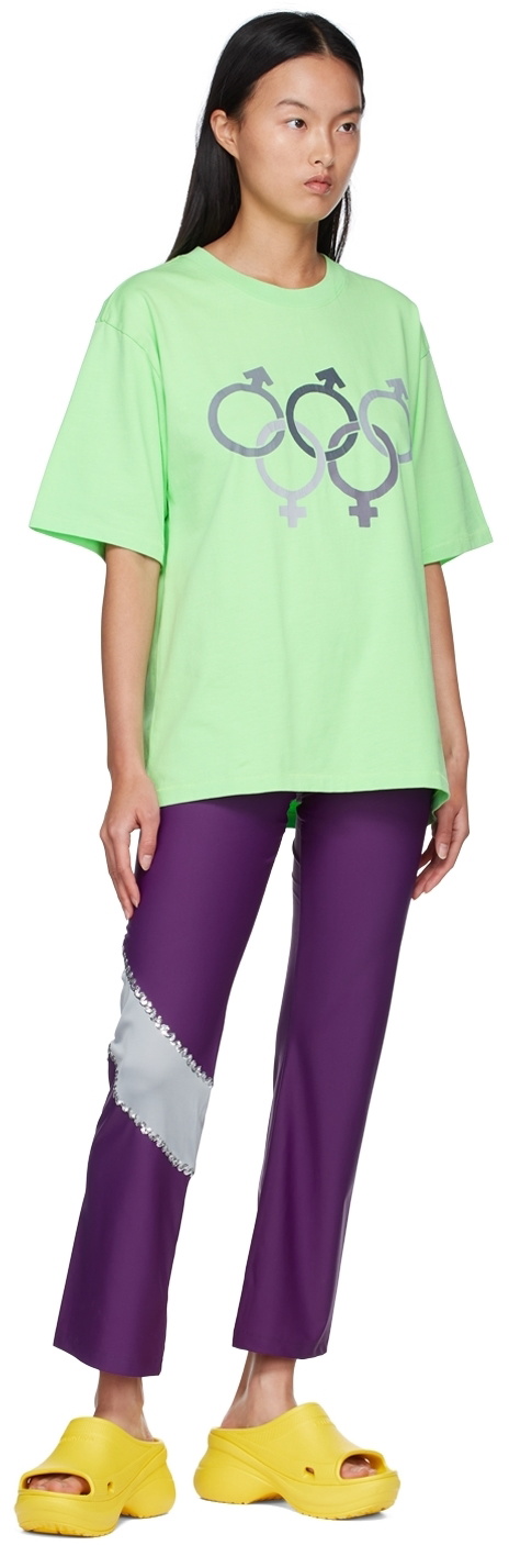 ERL Purple Polyester Lounge Pants ERL