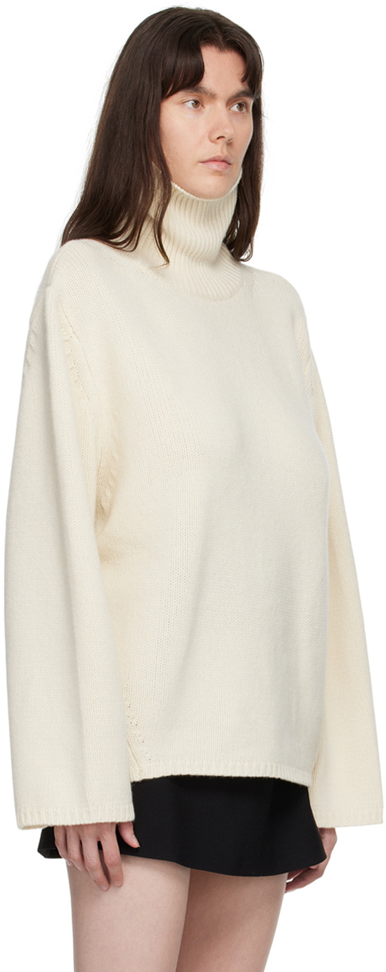 Totême Off-White Oversized Turtleneck Toteme