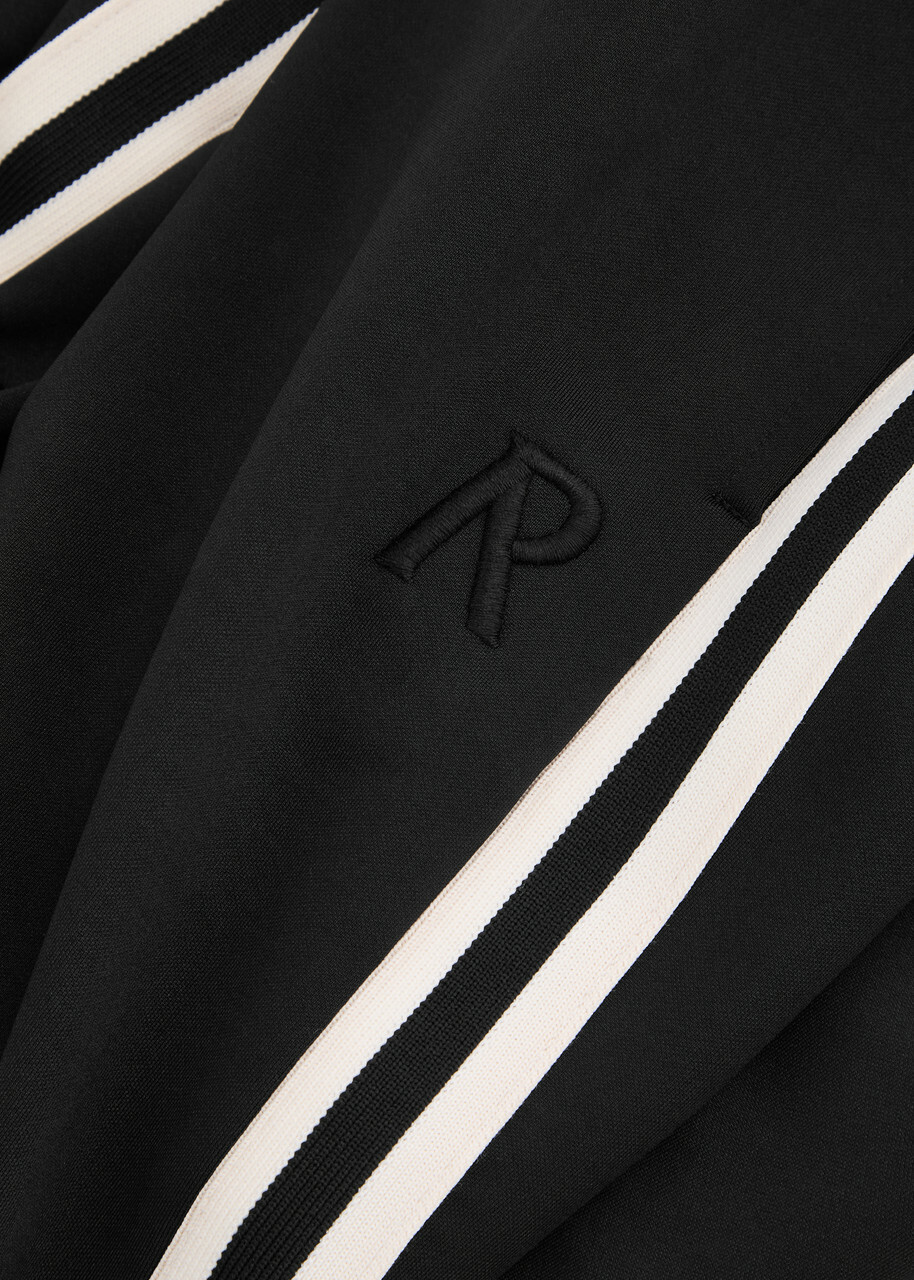 Represent Striped Stretch-jersey Track Pants Black Represent