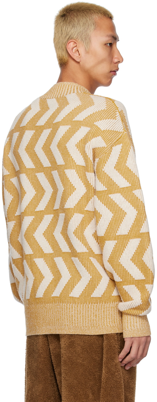 Acne Studios Yellow Crewneck Sweater Acne Studios