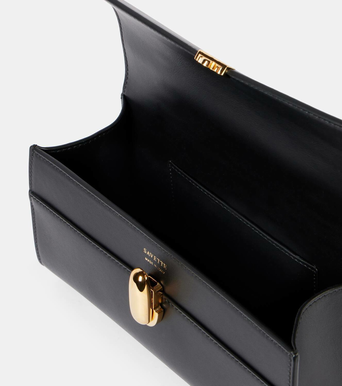 Savette Symmetry Pochette leather-trimmed tote bag Savette