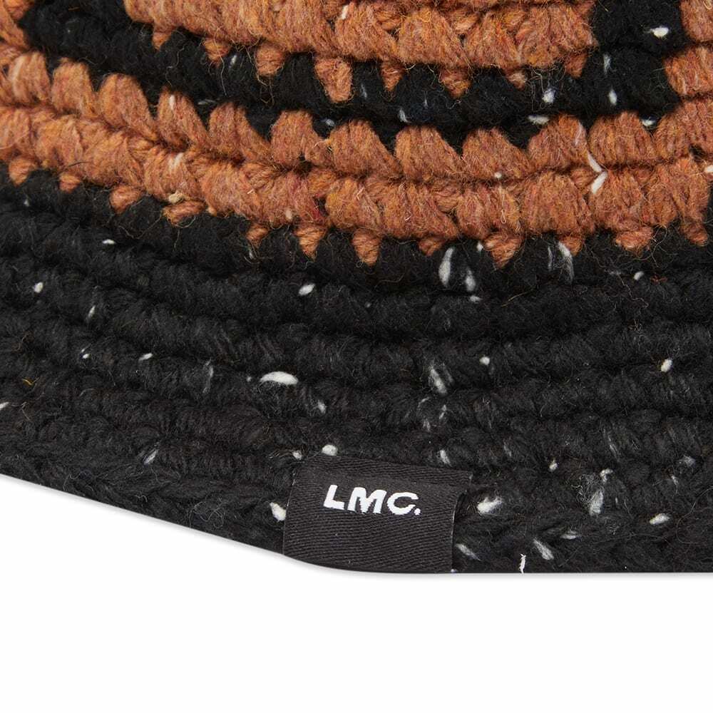 LMC Men's Spiral Crochet Bucket Hat in Black LMC