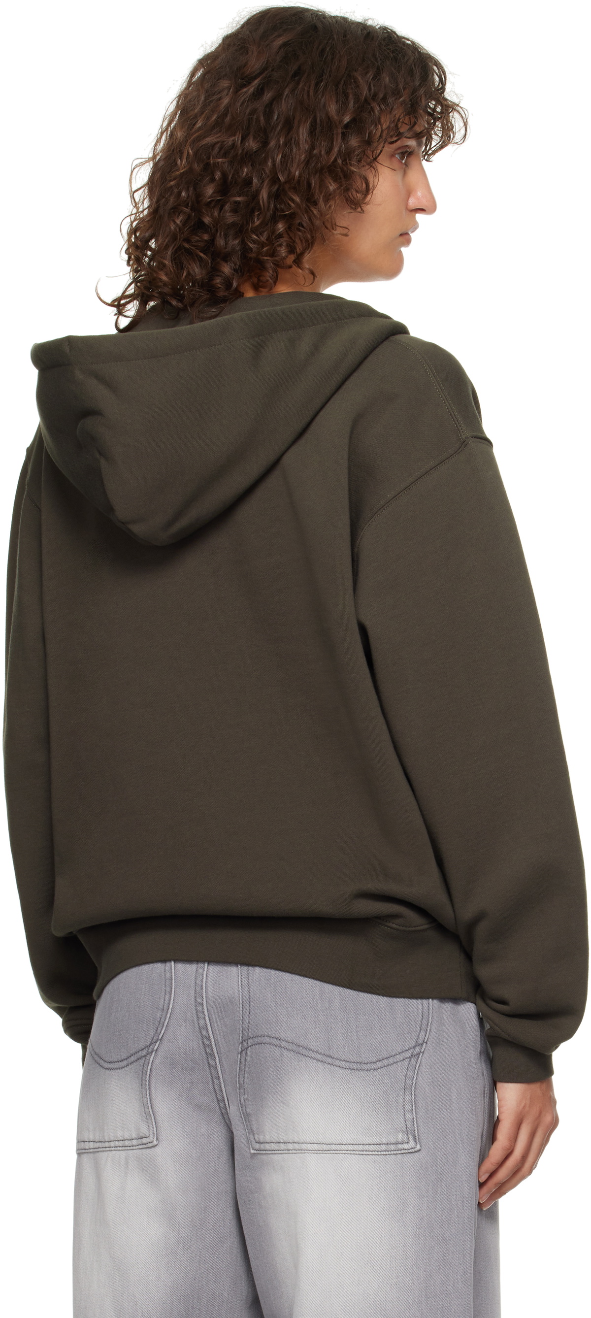 Dime Black Cursive Zip Hoodie Dime