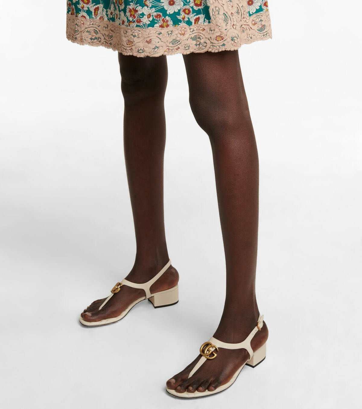 Gucci Double G leather thong sandals Gucci