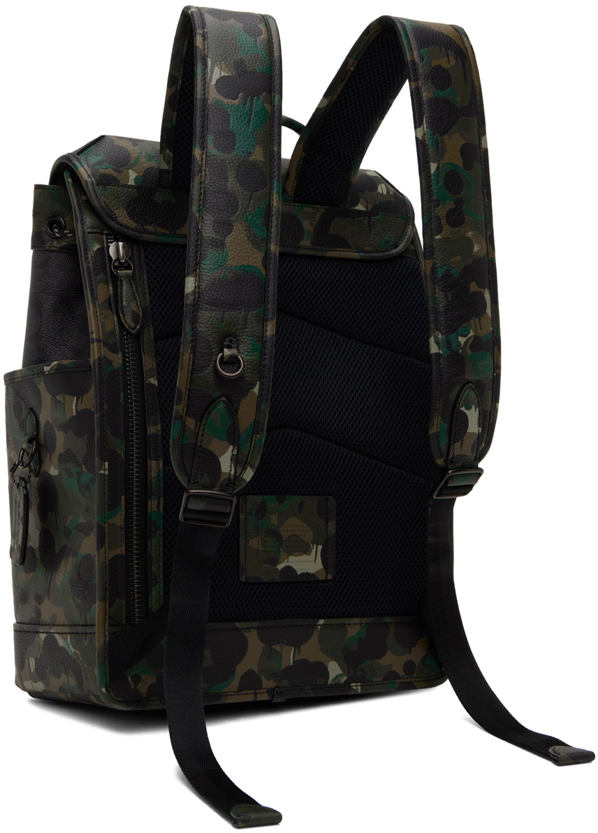 Coach 1941 Gray & Green League Backpack Coach 1941