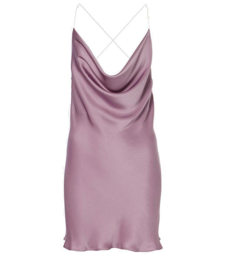 Y/PROJECT Satin Invisible Strap Slip Mini Dress Y/Project