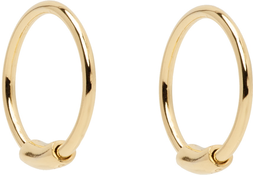 Maria Black Gold Basic 8 Hoop Earrings Maria Black