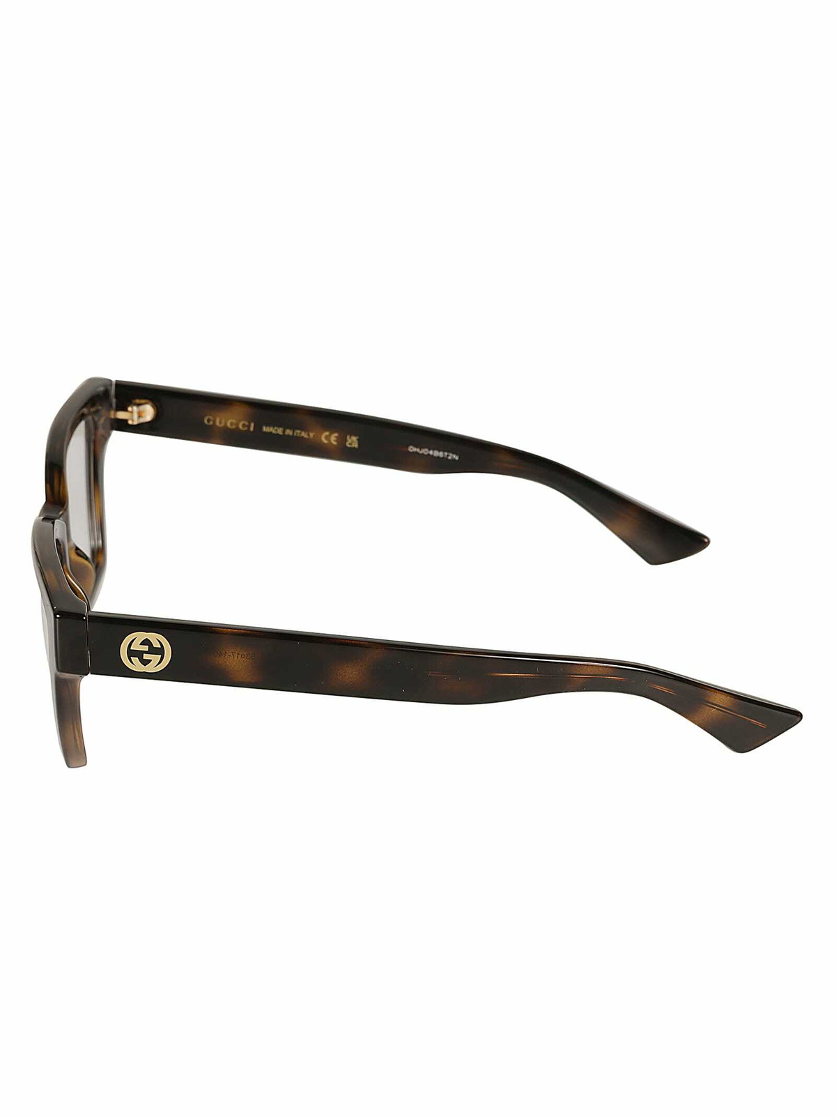 Gucci Eyewear Rectangle Logo Lens Frame Gucci