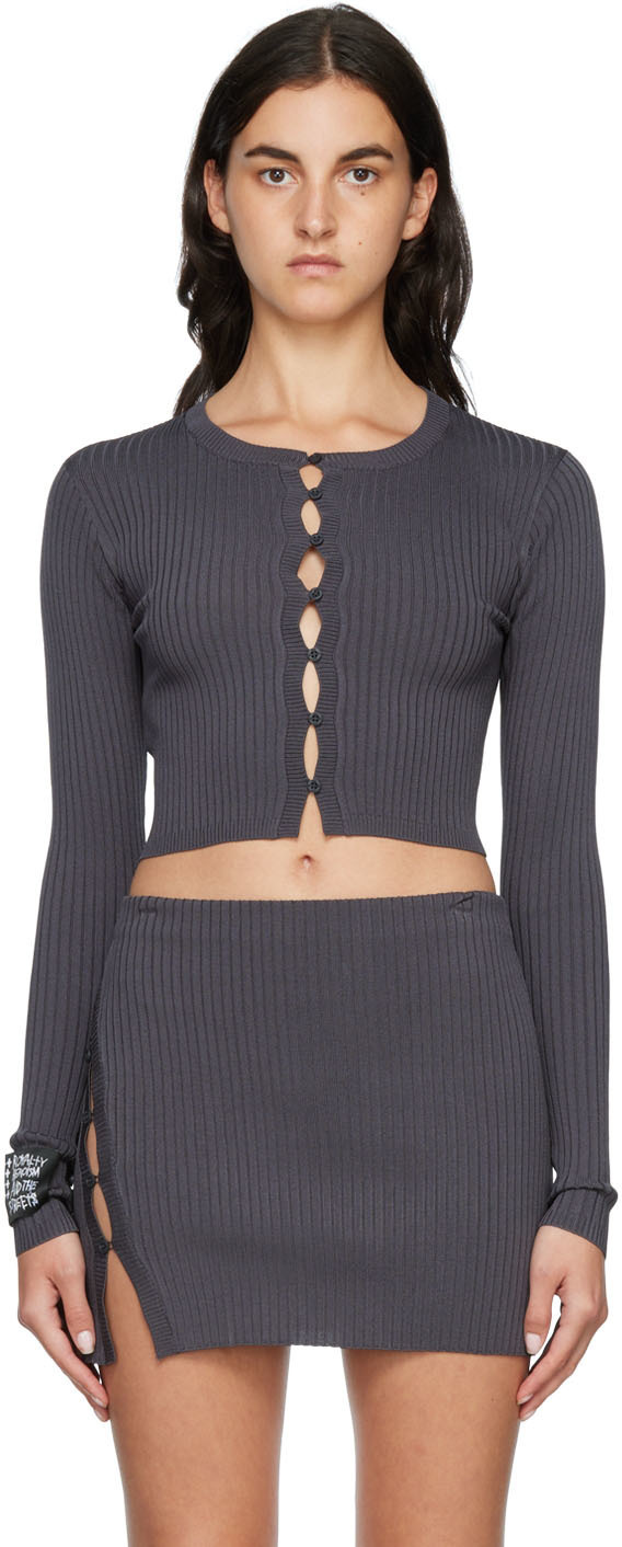 Ksubi Gray Transcend Cardigan Ksubi