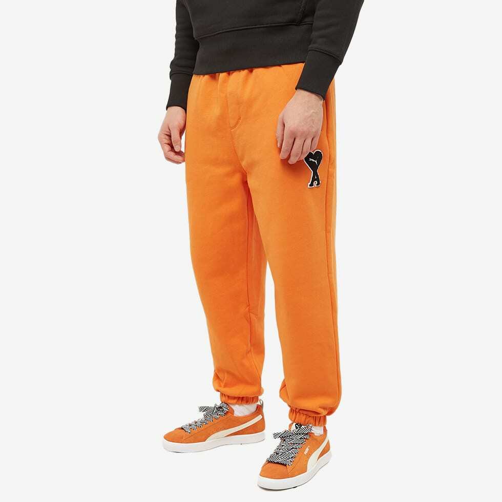 Puma x AMI Sweat Pant in Jaffa Orange Puma