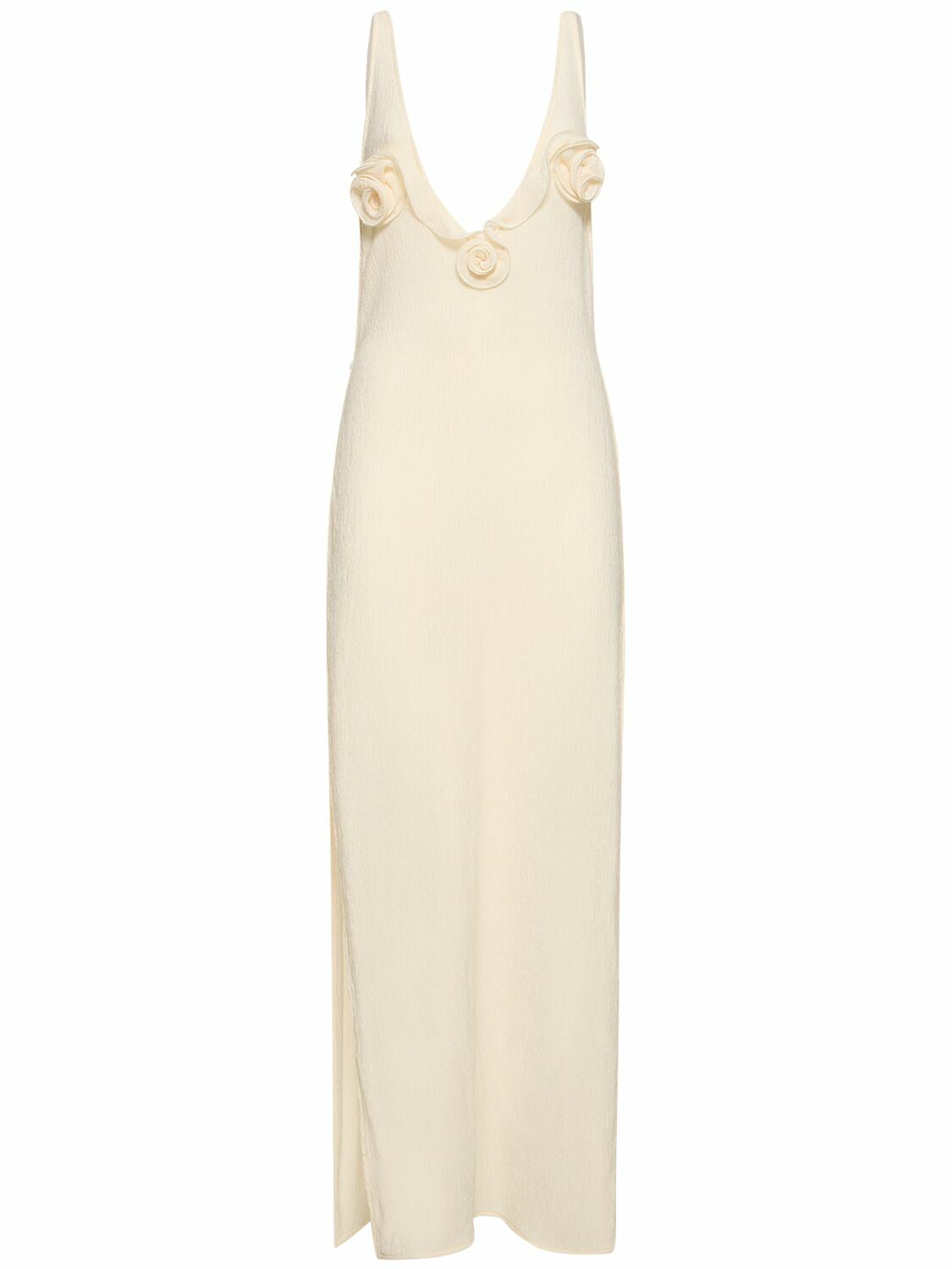 MAGDA BUTRYM Jersey Midi Dress with Roses Magda Butrym