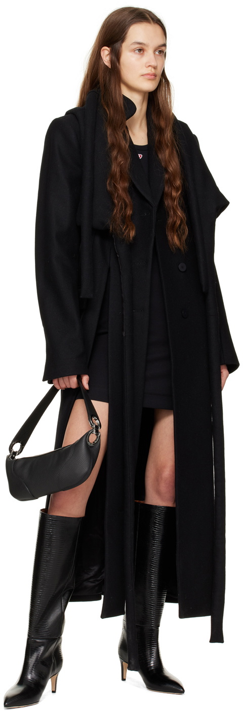 BY FAR Black Mini Amira Shoulder Bag By Far