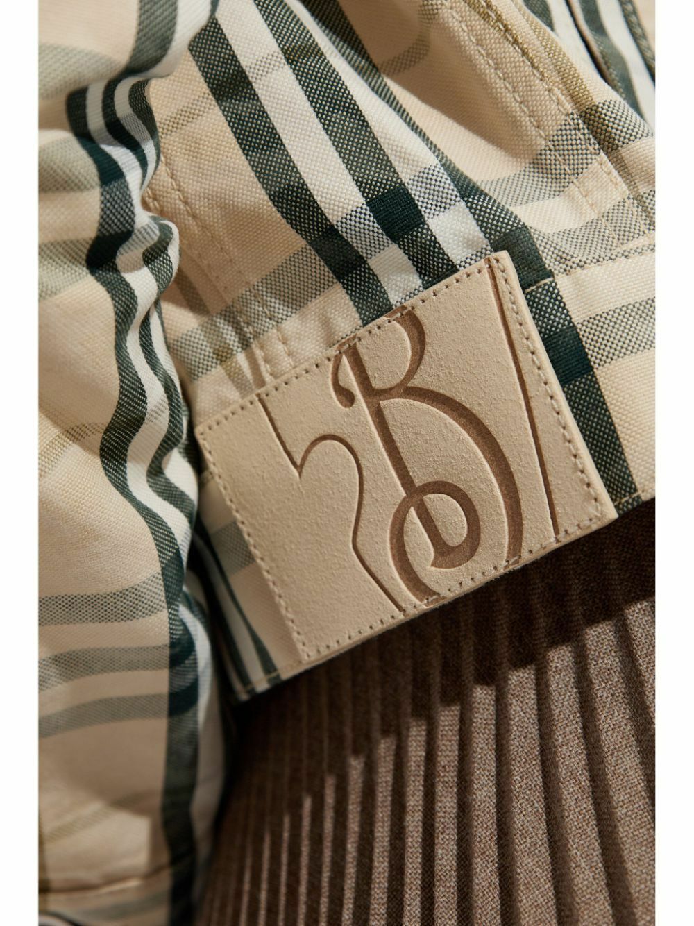Burberry Check Pattern Cropped Jacket Burberry