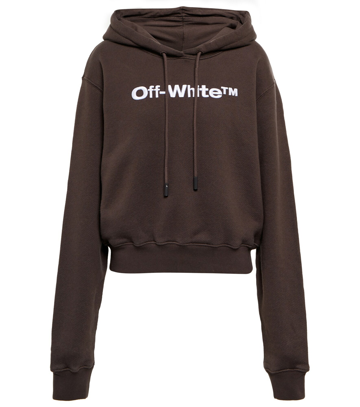 Off-White - Embroidered logo hoodie Off-White