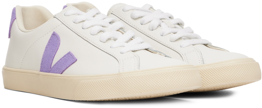 VEJA White & Purple Esplar Sneakers VEJA