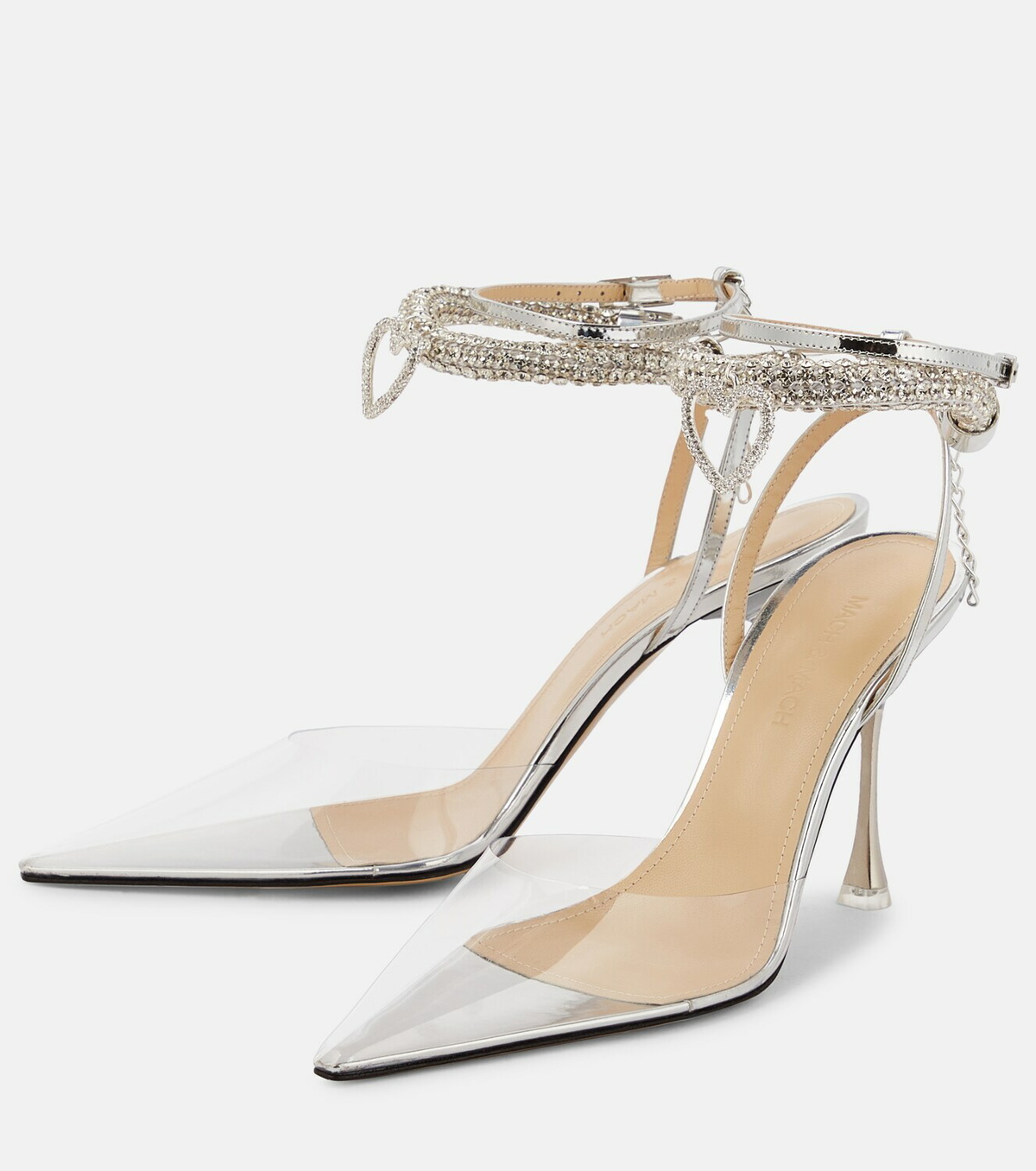 Mach & Mach - Alexa embellished PVC pumps MACH & MACH