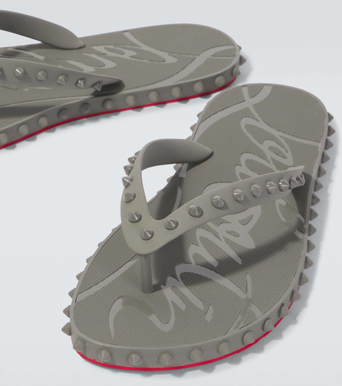 Christian Louboutin Super Loubi Flip spiked thong slides Christian Louboutin