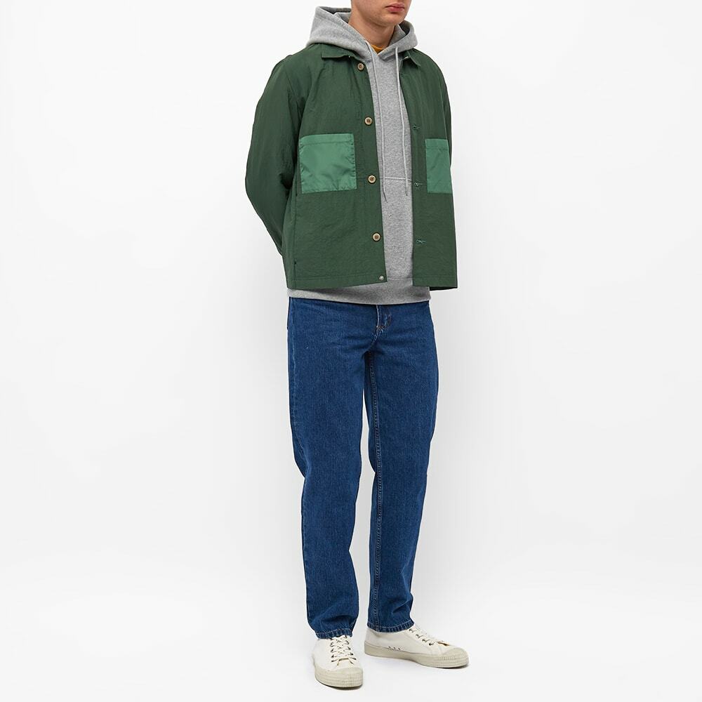 Battenwear Men's Reach Up Hoody in Heather Grey Battenwear