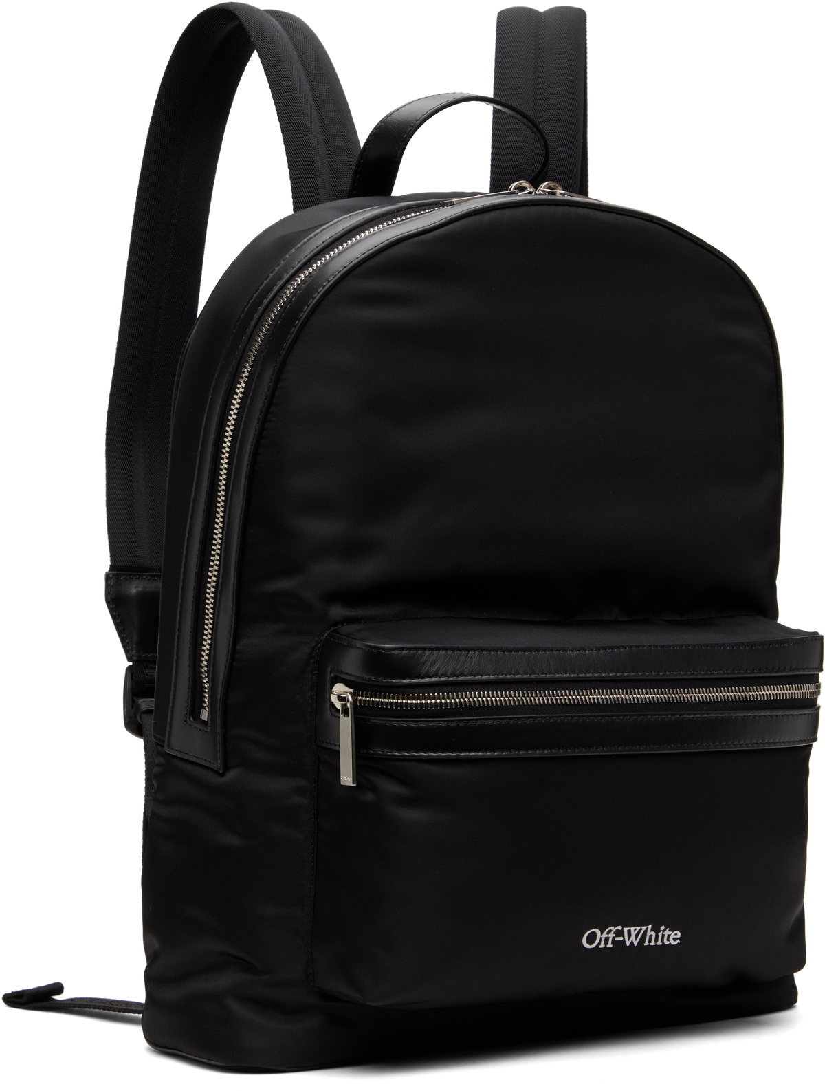 Off-White Black Core Round Backpack Off-White