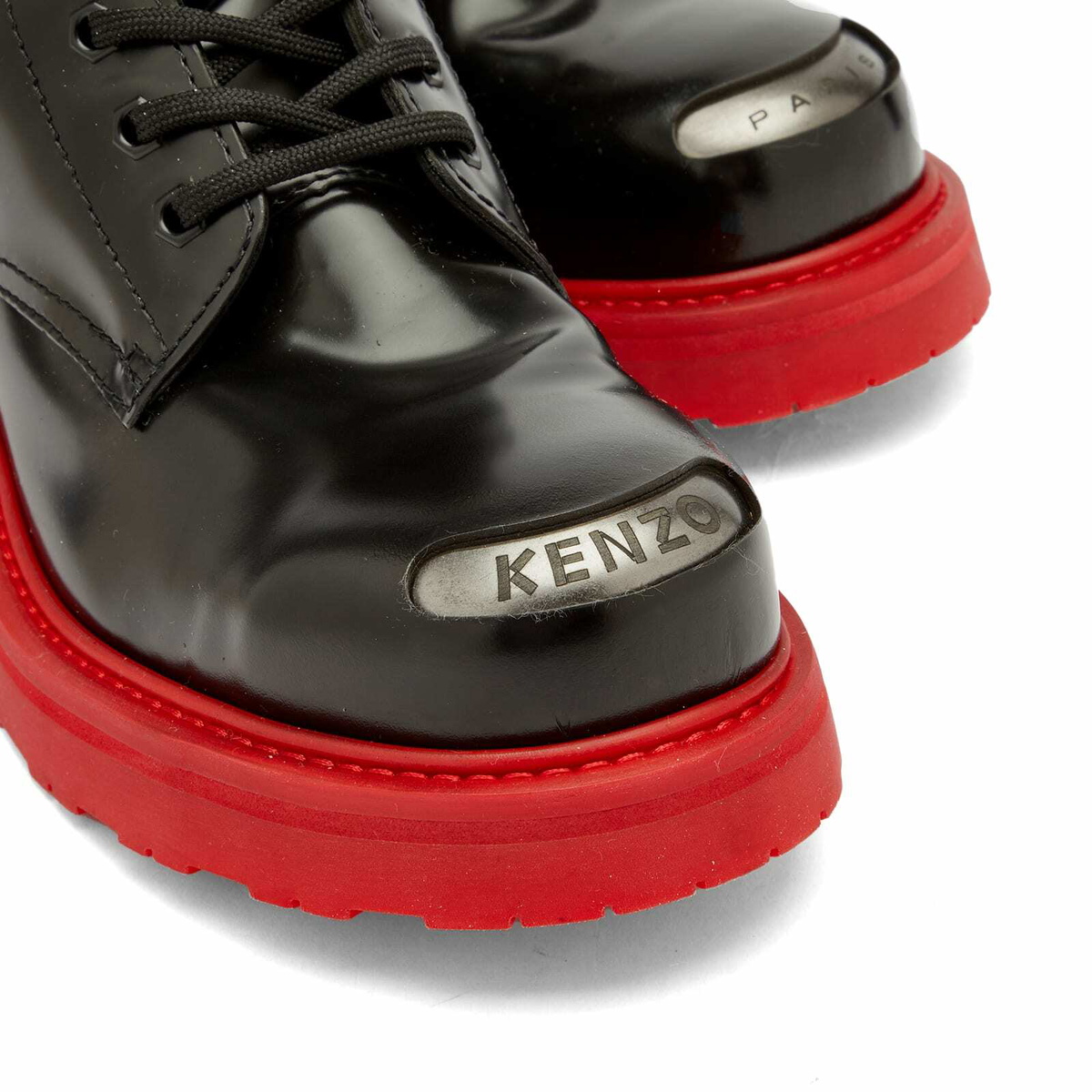 Kenzo Women's Smile Lace-Up Boots in Black Kenzo