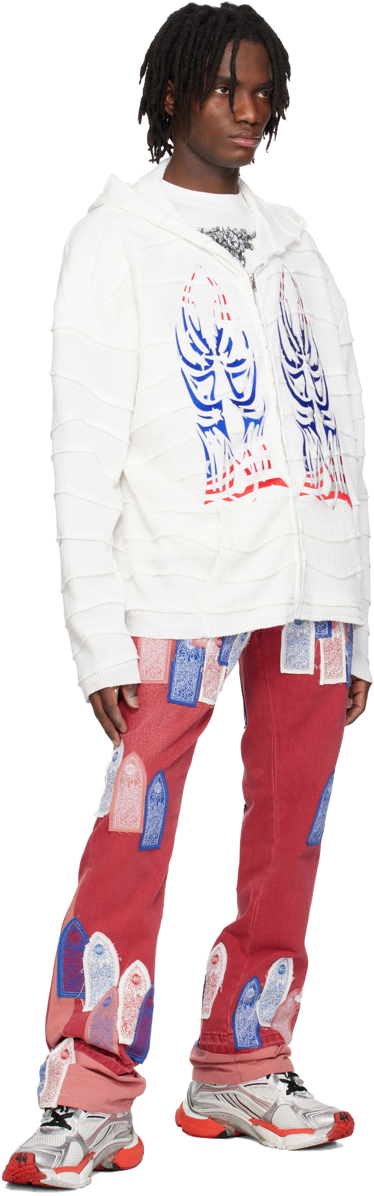 Who Decides War White Winged Glory Wavelength Zip Up Hoodie WHO DECIDES ...