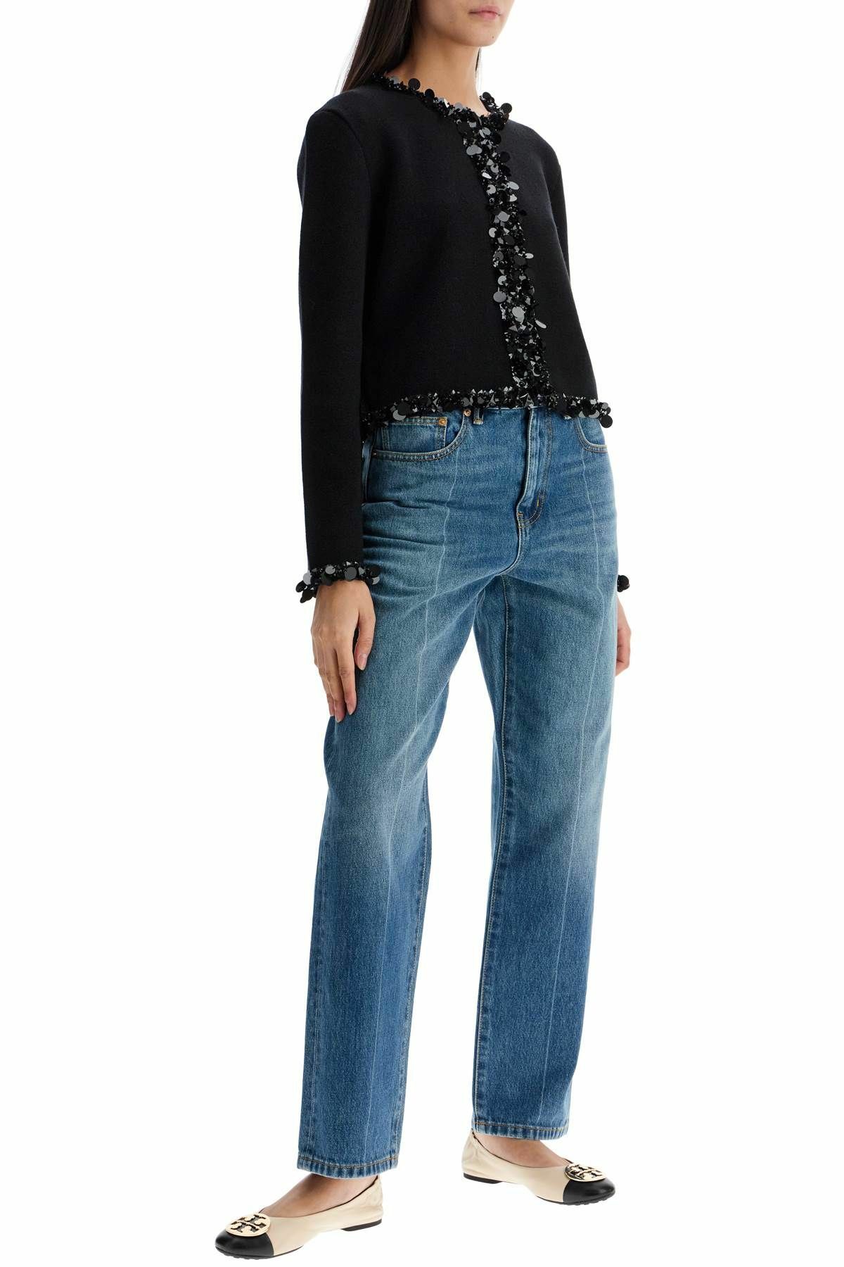 TORY BURCH regular fit jeans for men Blue Tory Burch