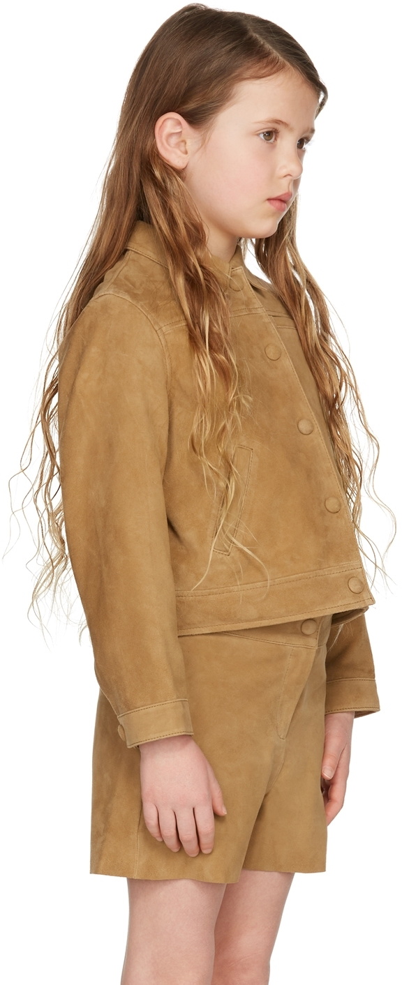 Bonpoint Kids Tan Astrid Jacket Bonpoint