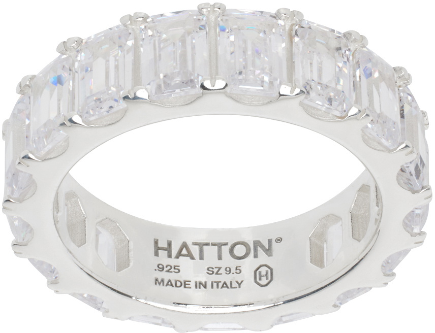 Hatton Labs Silver Octagon Eternity Ring Hatton Labs