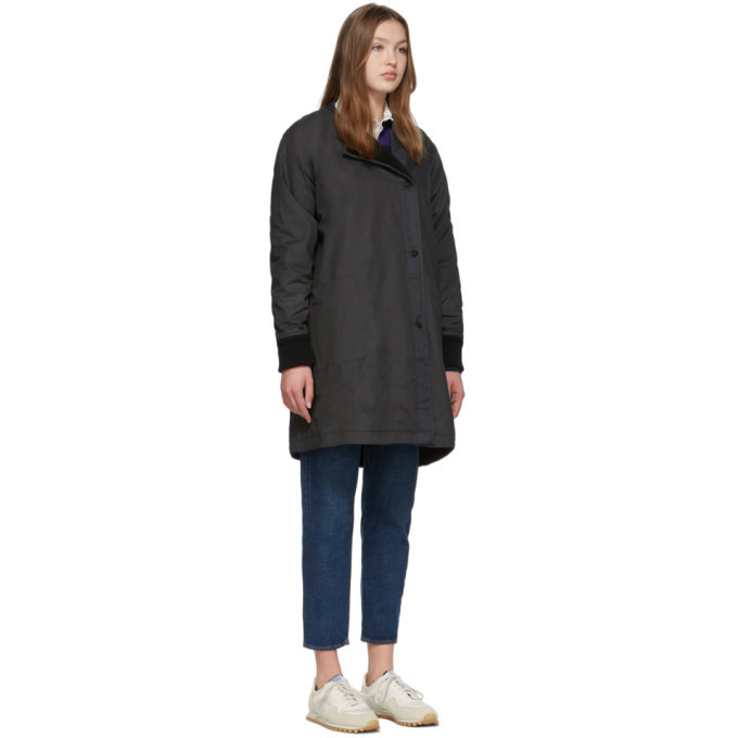 Chimala Reversible Black Fleece Coat Chimala