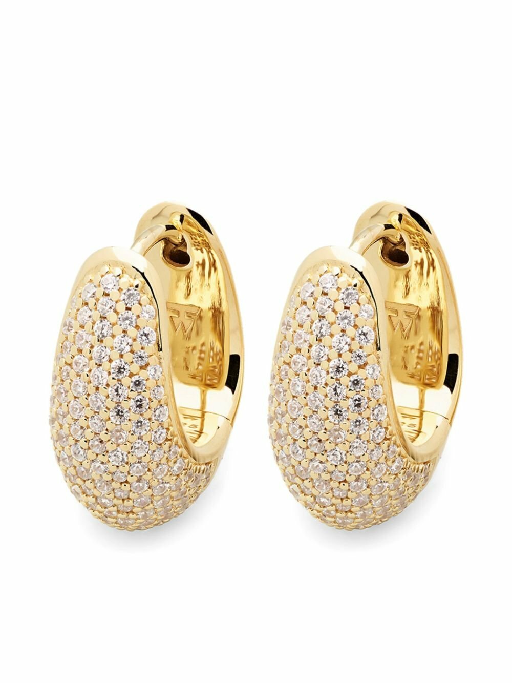 Tom Wood Ice Hoop Earrings Tom Wood