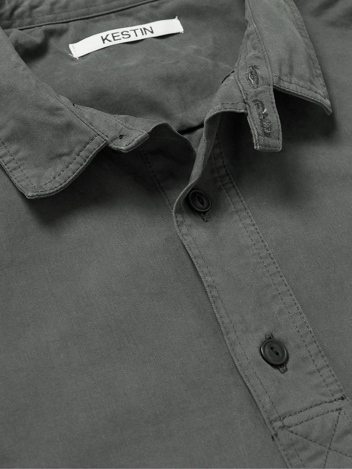 Kestin - Granton Cotton-Drill Overshirt - Gray Kestin Hare
