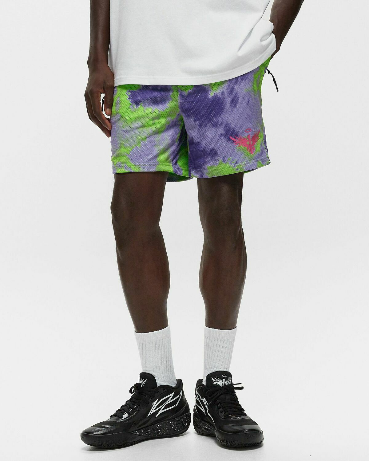 Puma Melo X Toxic Aop Short I Green/Purple Sport & Team Shorts Puma