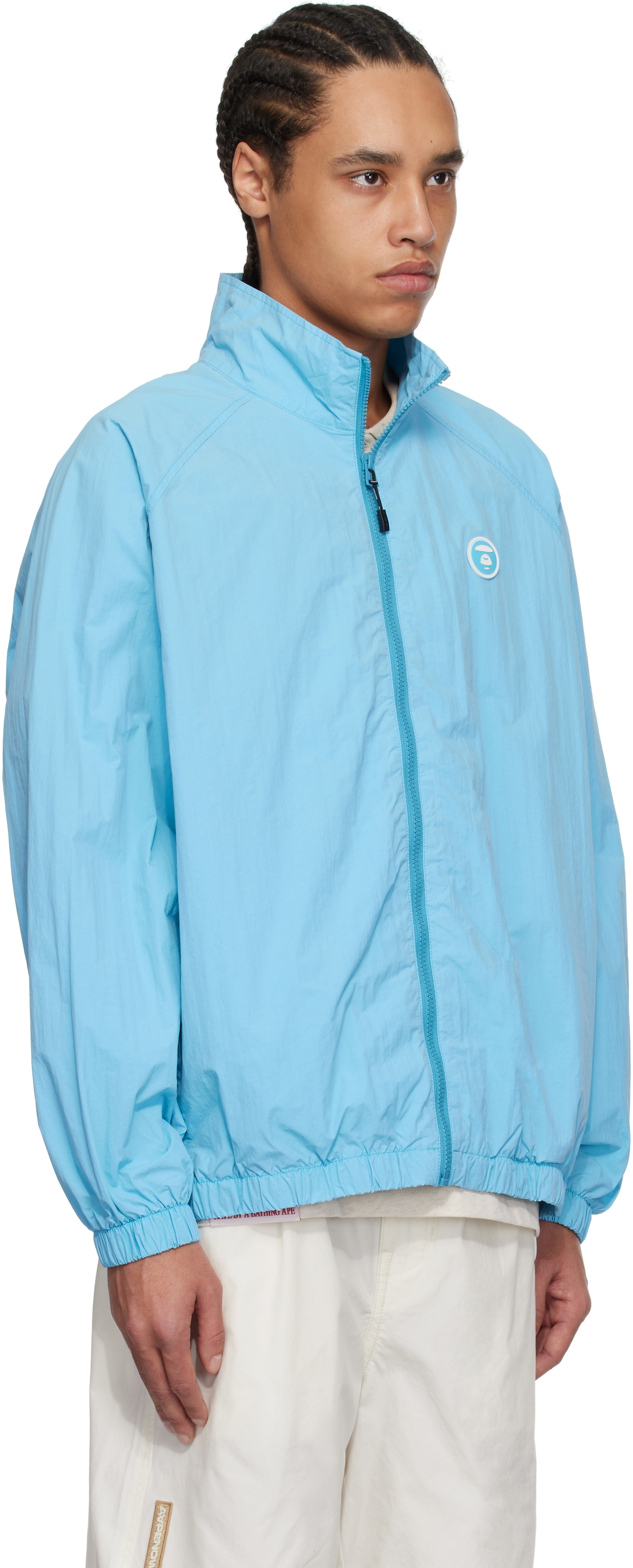 AAPE by A Bathing Ape Blue 'AAPE Now' Light Weight Jacket AAPE by A ...