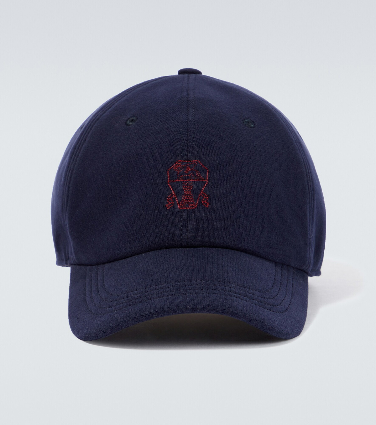 Brunello Cucinelli - Embroidered cotton baseball cap Brunello Cucinelli